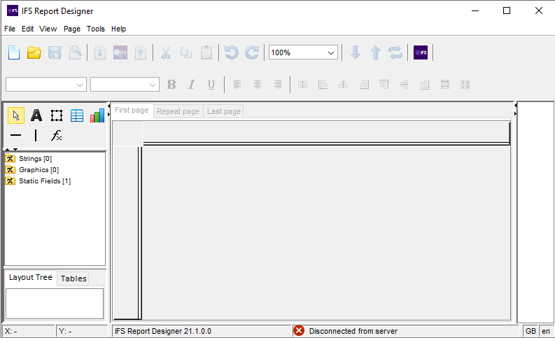 Creating/Modifying Layouts - Technical Documentation For IFS Cloud